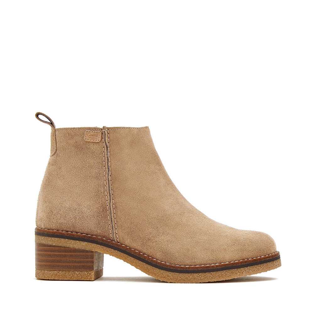 2650 Beige Split Bootie